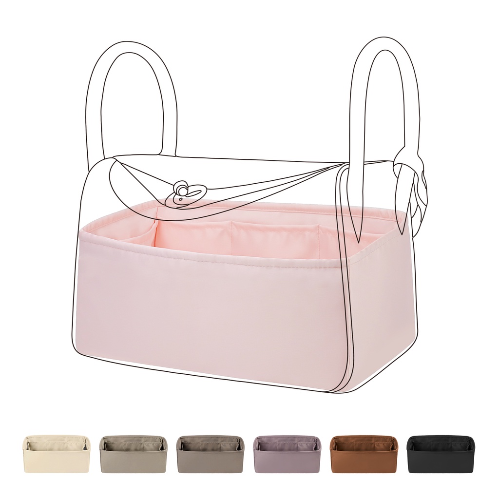 DGAZ Purse Organizer Fits for Lindy Silk Satin Insert Bag Portable ...