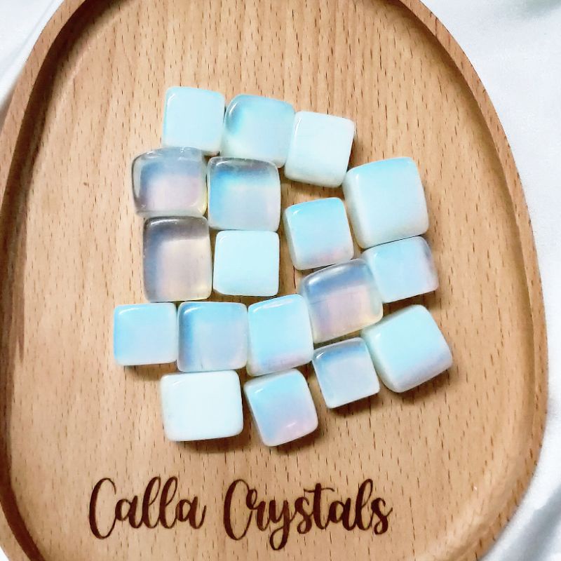 [SG INSTOCK] Opalite (Manmade) Cubes (Calla Crystals) | Shopee Singapore