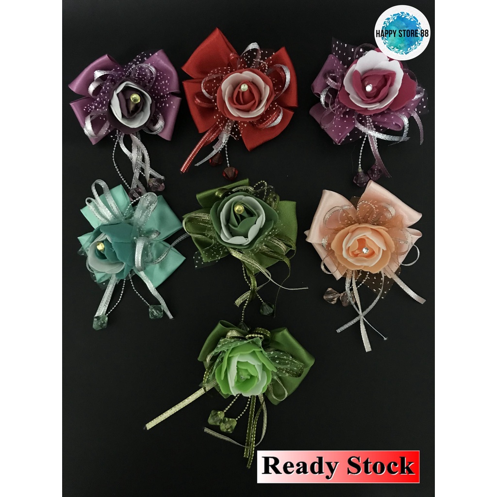 Flower Corsage / Flower Kendarat / Rozek Flower (1pc) | Shopee Singapore