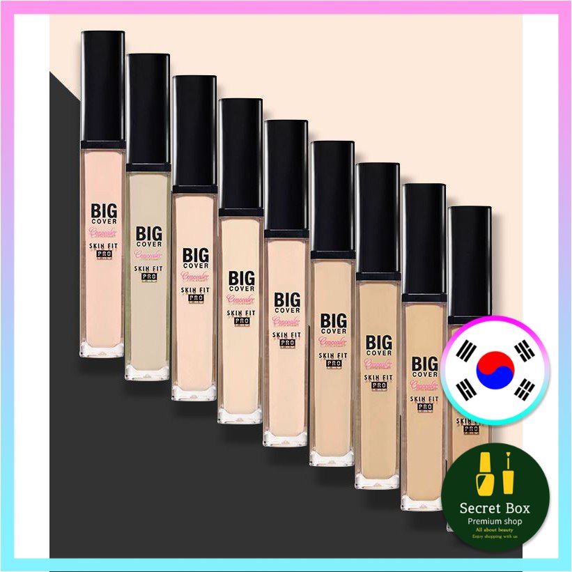 [Etude House] Big Cover Skin Fit Concealer PRO 7g | Shopee Singapore