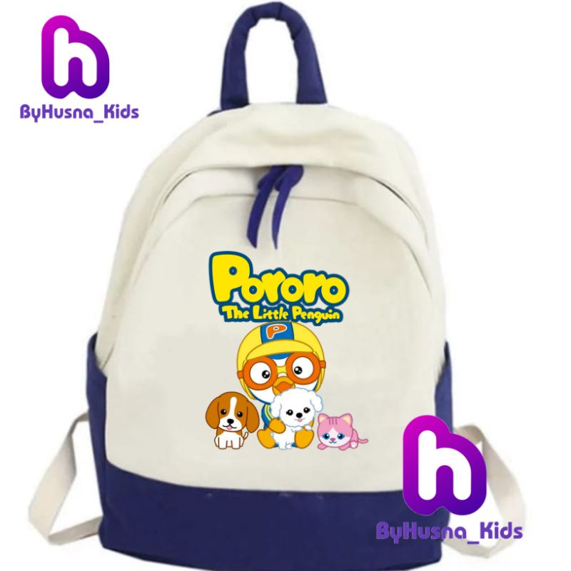 Pororo THE LITTLE PENGUIN CUSTOM CHILDREN'S BACKPACK | Shopee Singapore