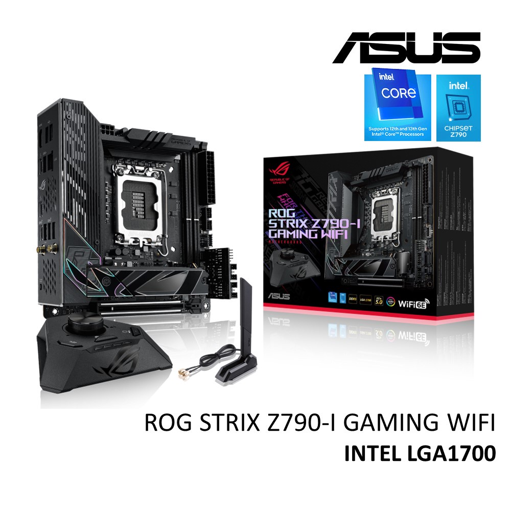 ASUS ROG STRIX Z790-I GAMING WIFI ITX INTEL LGA1700 MOTHERBOARD ...