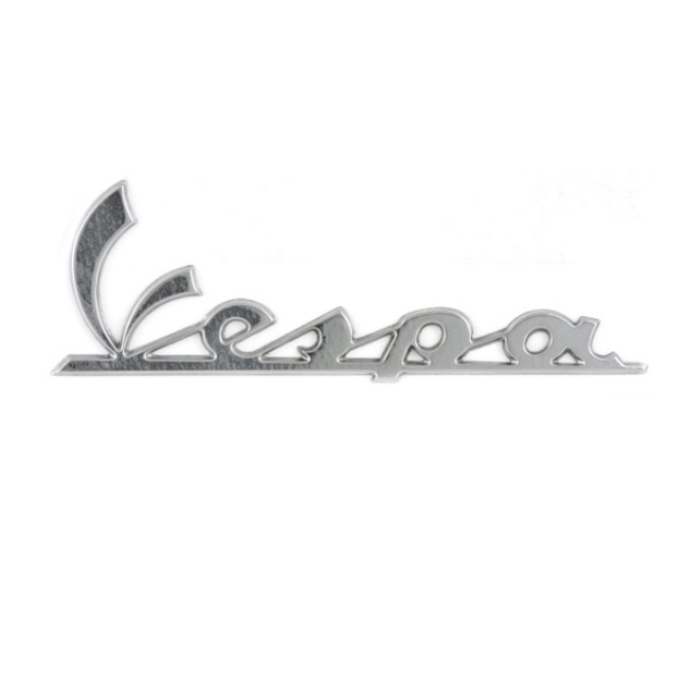 Logo, "Vespa", Emblem Sticker (Small/ Chrome) 100x35cm (f Front Shield ...