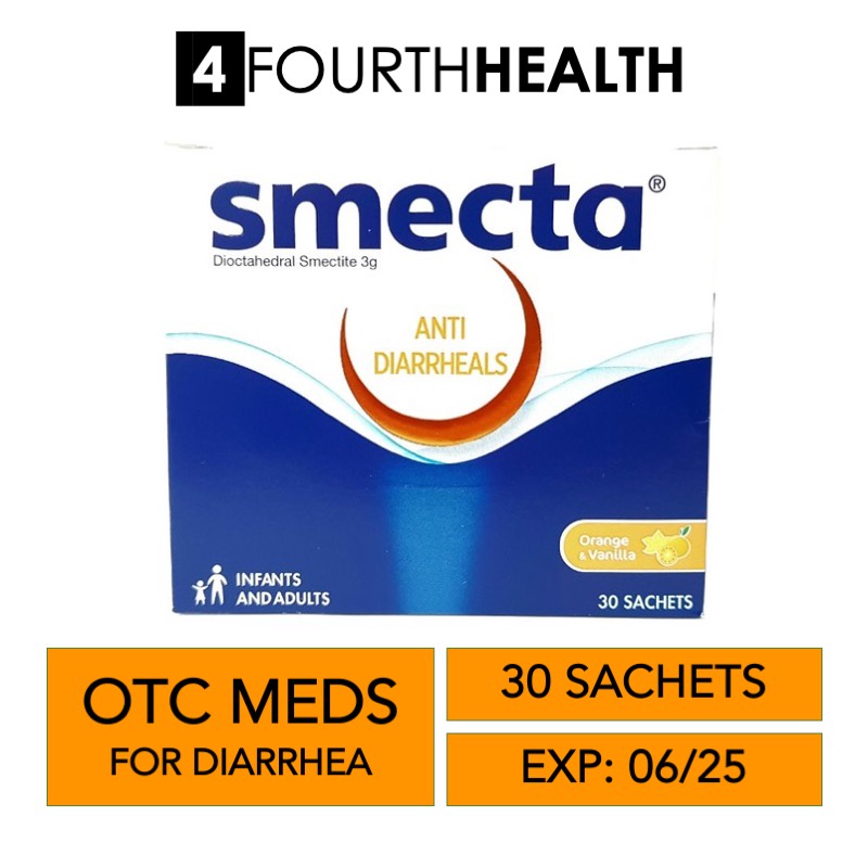 [EXP 06/25] Smecta Dioctahedral Smectite 3g - Anti Diarrheals for ...