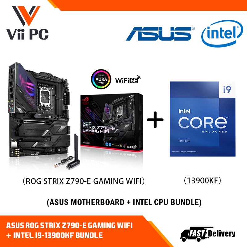 ASUS ROG STRIX Z790-E Z790 Z790E Z790 E GAMING WIFI Motherboard + Intel ...