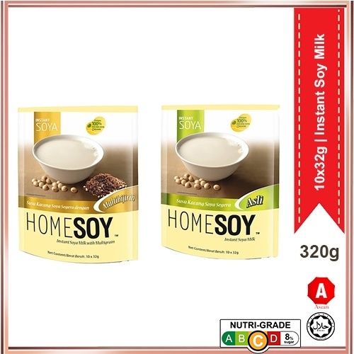 HOMESOY INSTANT SOYA MILK ORIGINAL | MULTIGRAIN 10 X 32G X 2 PACKS ...