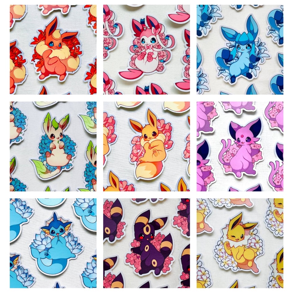💕 WATERPROOF💕 Umbreon/ Eevee Evolution/ Pokemon/ Laptop Sticker/ Car ...