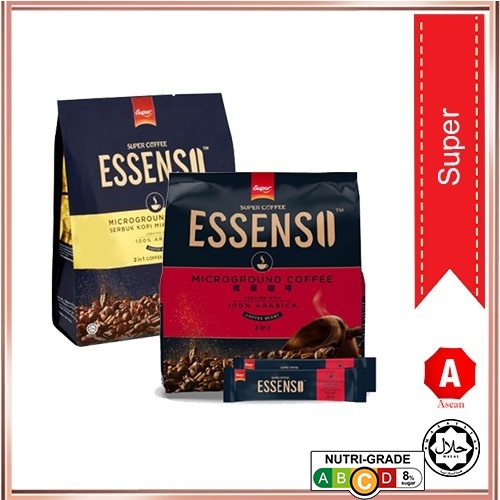 SUPER COFFEE / LOR / ESSENSO MICROGROUND COFFEE 2 IN 1 COFFEE & CREAMER ...