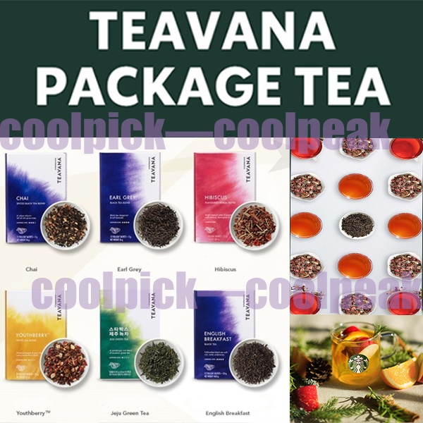 [ starbucks Korea TEAVANA BAR ] premium tea bag 8 flavors 12 per box ...