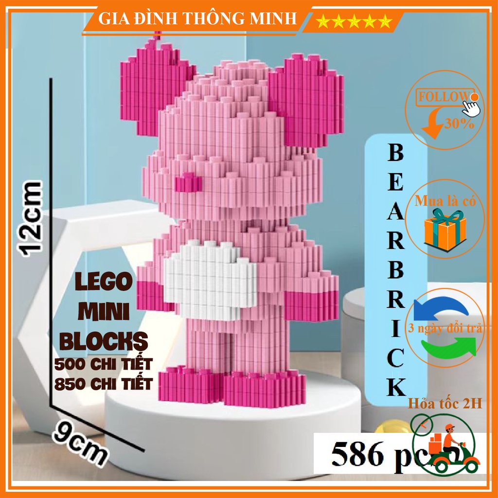 Lego miniblocks assembly model toy set of favorite cartoon character ...