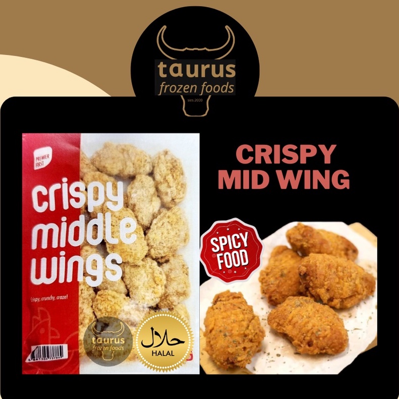 [Taurus] Crispy Middle Wing (Spicy) Halal | Shopee Singapore