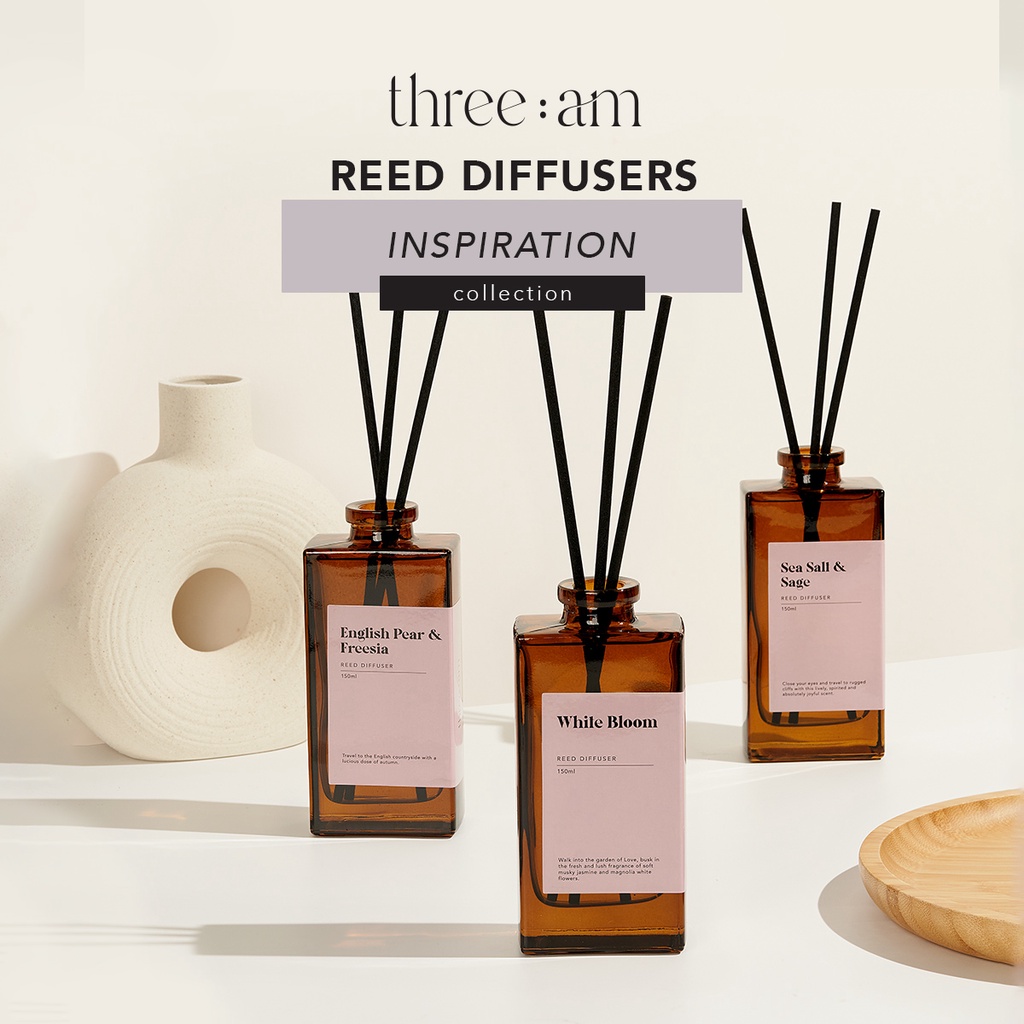 [Three:am] New 150ML Essential Oil Reed Diffuser | Inspiration Series ...