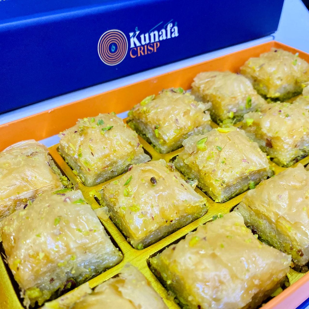 Kunafa Crisp I Baklava Pistachio I Baklava Box 15pcs 20pcs | Shopee Singapore