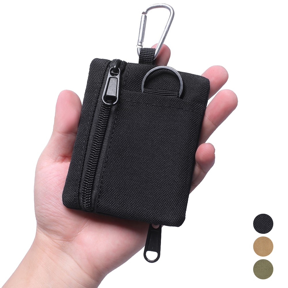 Tactical Wallet EDC Molle Pouch Portable Key Card Case Outdoor Sports ...