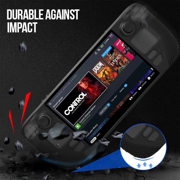 [SG] Steam Deck OLED Silicon Case Console Casing For Steam Deck / OLED ...