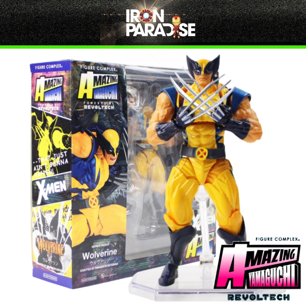 Revoltech Amazing Yamaguchi Wolverine Comic Action Figure / X-Men ...