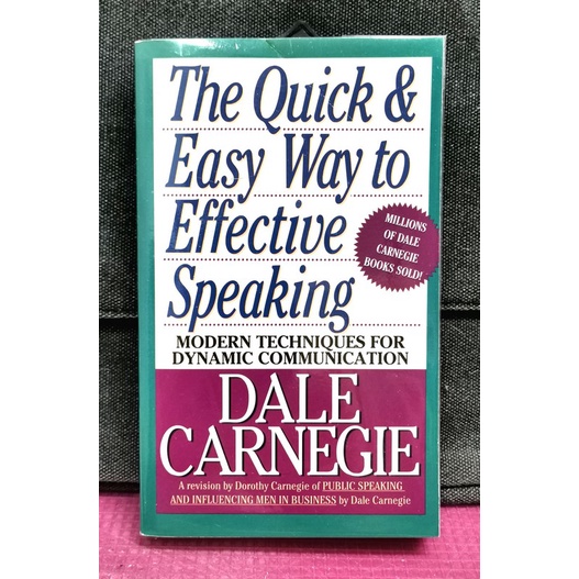 Dale Carnegie - QUICK & EASY WAY TO EFFECTIVE SPEAKING : Modern ...