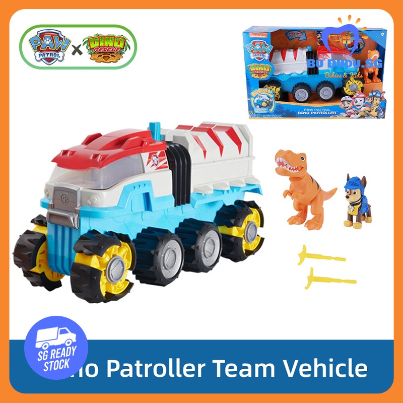 [SG] Genuine Paw Patrol Dino Patroller Team Vehicle Kids Paw Patrol ...