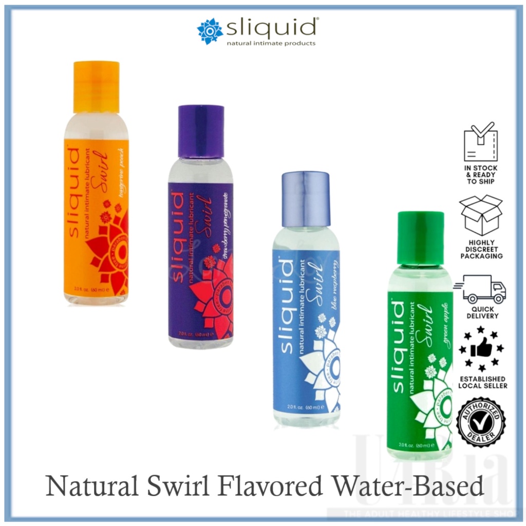 Sliquid Naturals Swirl Flavored Water Based Lube 2fl oz 60ml | Shopee ...