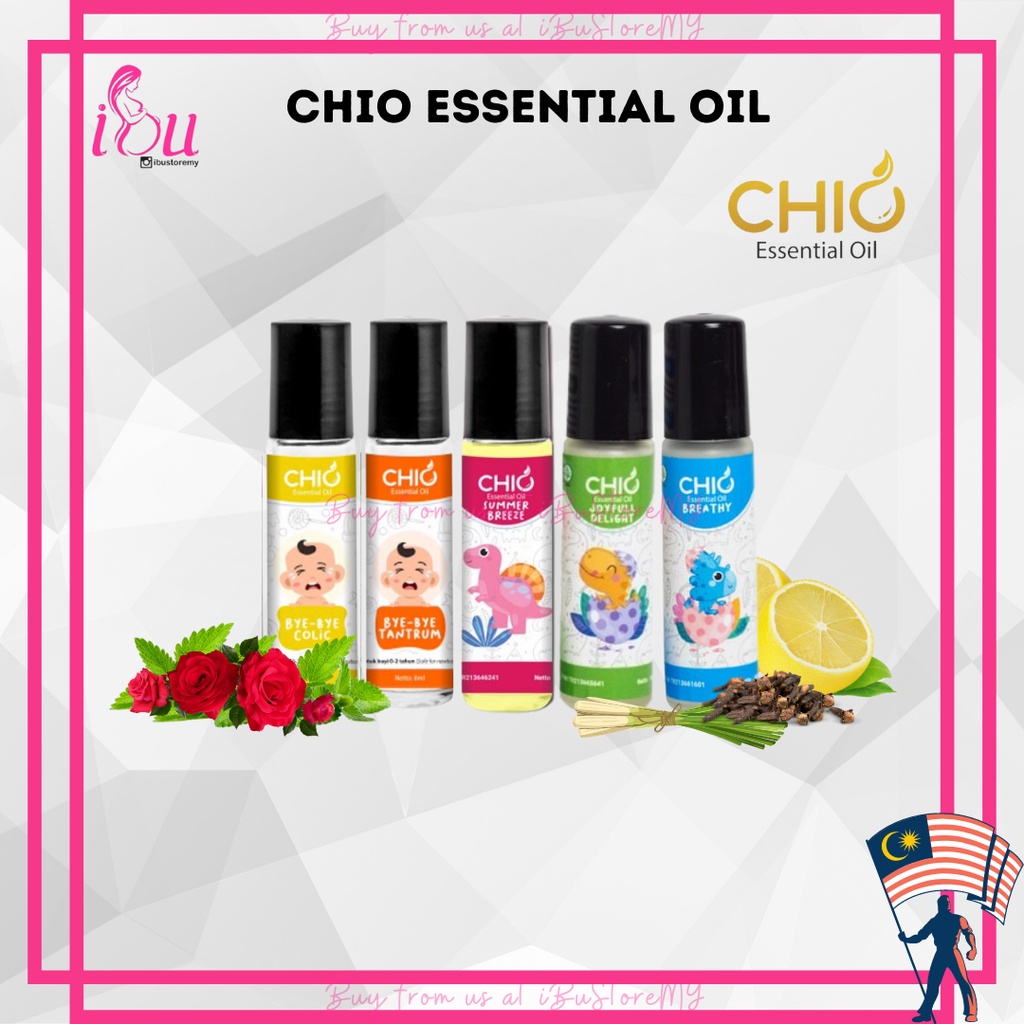 Minyak Chio Essential Oil Baby Bayi And Kids Roll On Gentle ...