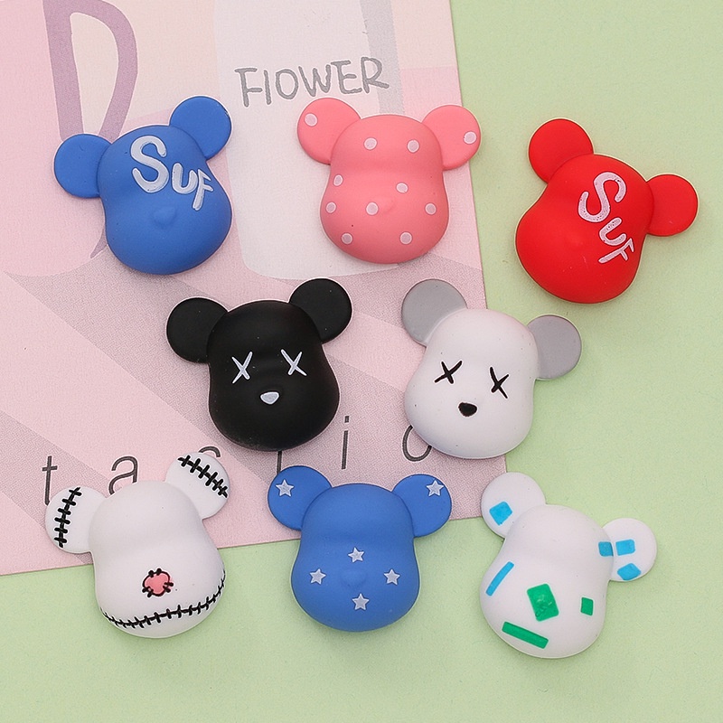 3D Crocs Jibbitz DIY Crocs Charm Cartoon Cute tide play violent bear ...