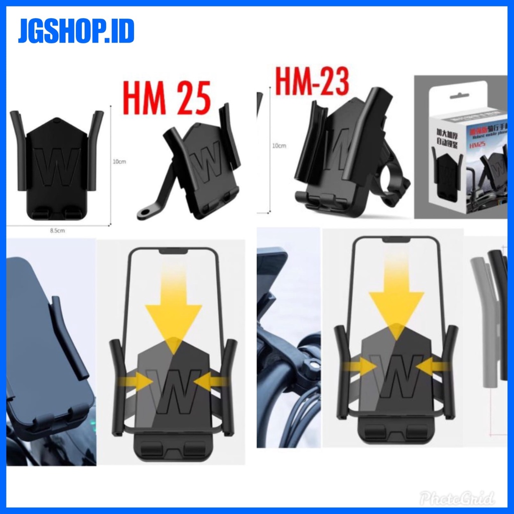HP JG MOTORCYCLE MIRROR HOLDER HM-25 & HM-23 HANDLEBAR STAND HM25 ...