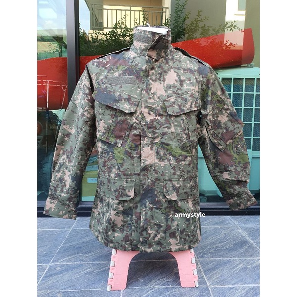 Korean Military Winter Coat (Digital Pattern). The Product Is Not ...