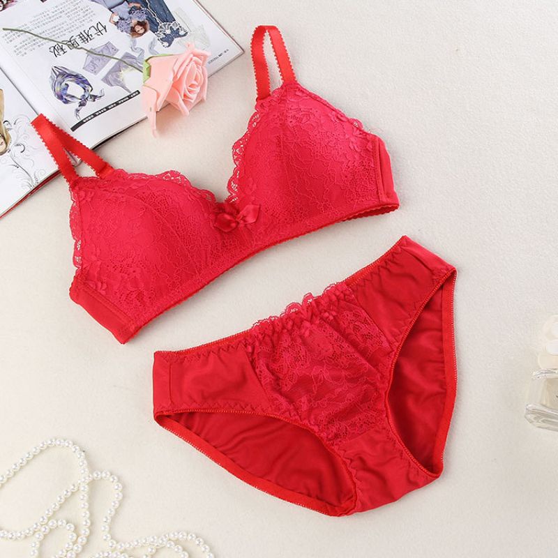 Nanoshop ABC Cup Women Bra and panty lingerie set | Shopee Singapore