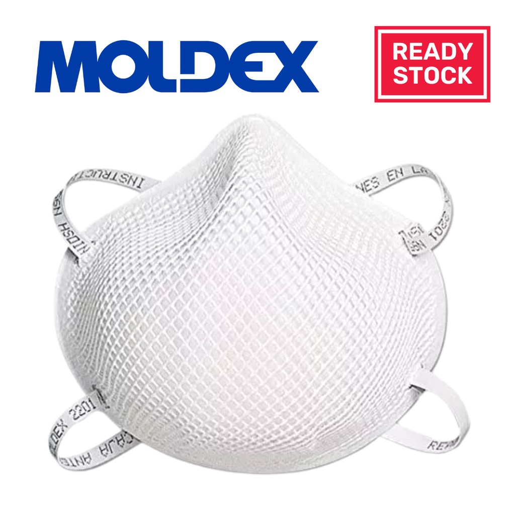 Moldex N95 Disposable Respirator Mask 2201 Series, Small | Shopee Singapore