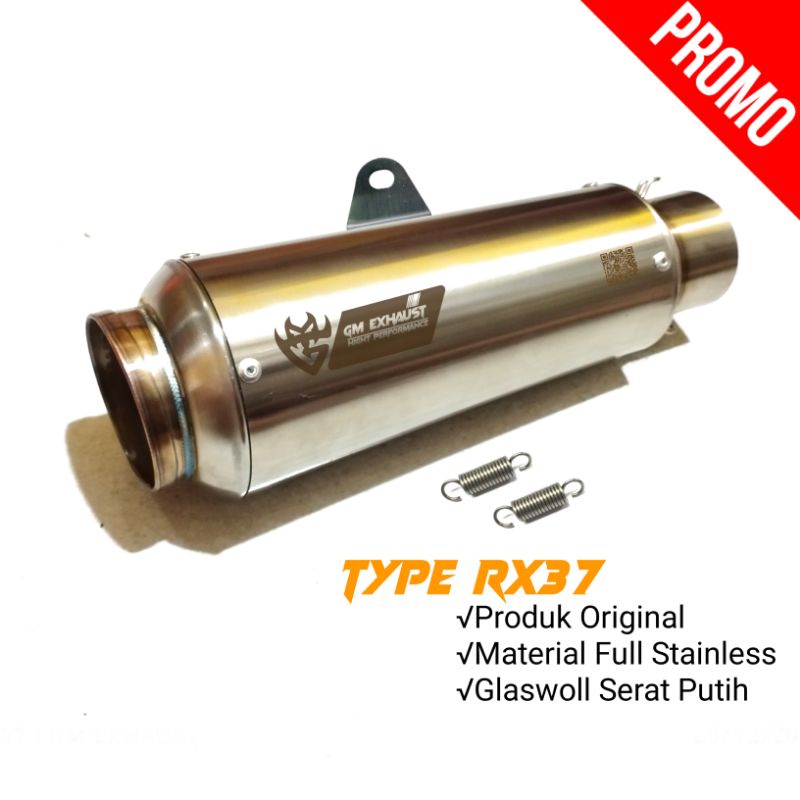 Slincer Kalpot Racing Original GM Type RX37 Stainless Steel Inlet 50mm ...