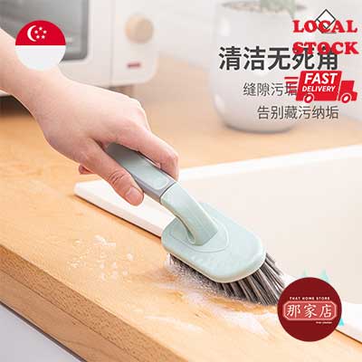 V-Shaped Gap Cleaning Brush Handheld Integrated Bathroom Window Corner ...