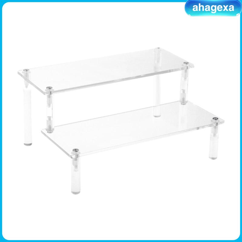[Ahagexa] Clear Transparent Ladder Tire Acrylic Rack Perfume Makeup ...