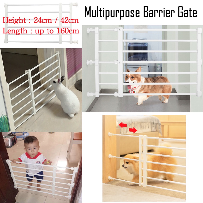 [SG SELLER] Pet Safety Barrier Gate Baby Safety Gate Dog Rabbit ...