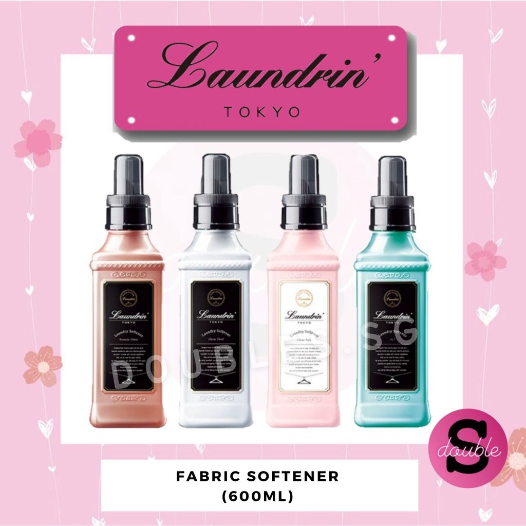 Laundrin Fabric Softener 600ml (Classic Floral, Classic Fiore, No.7, Romantic Flower) | Shopee ...