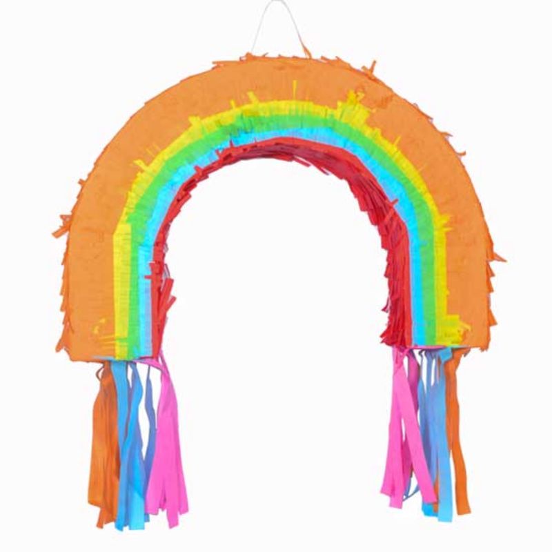 Rainbow pinata girl children adult birthday party celebration Mexican ...
