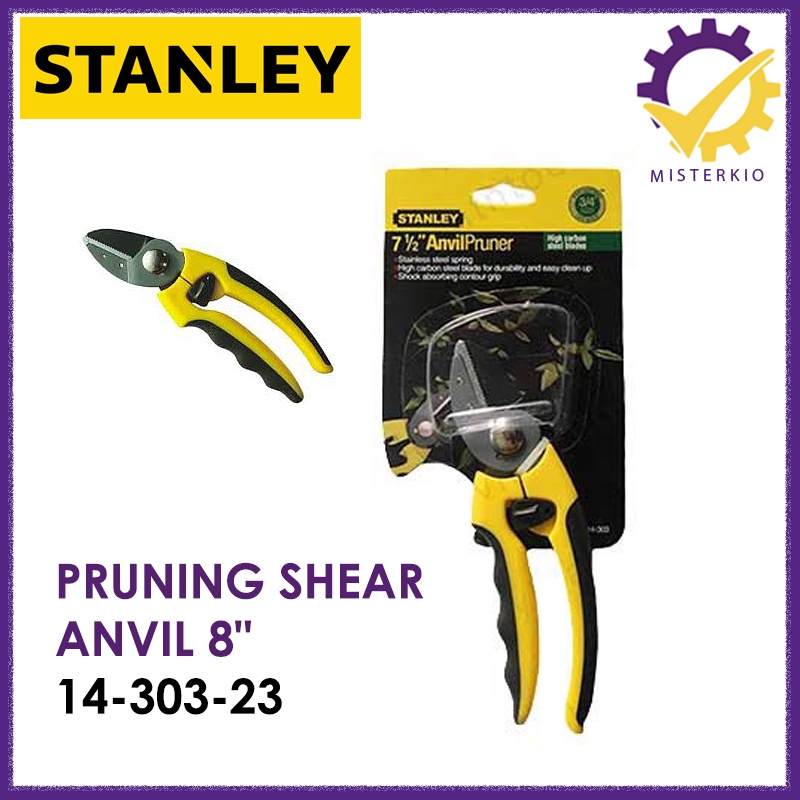 STANLEY PRUNING SHEAR ANVIL CUTTER 8" 14-303-23 | Shopee Singapore
