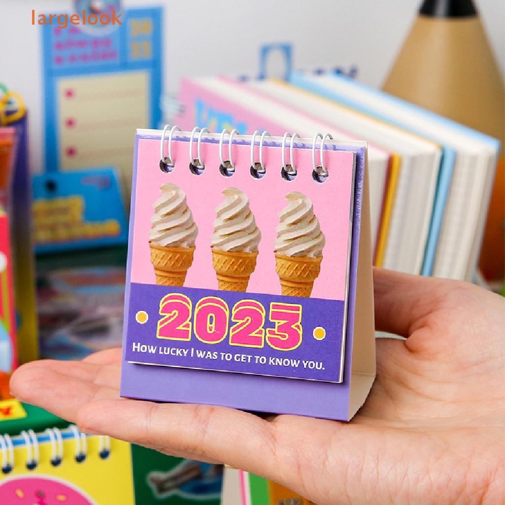 [largelook] 2023 Desk Calendar Portable Desktop Memo Board Planner ...