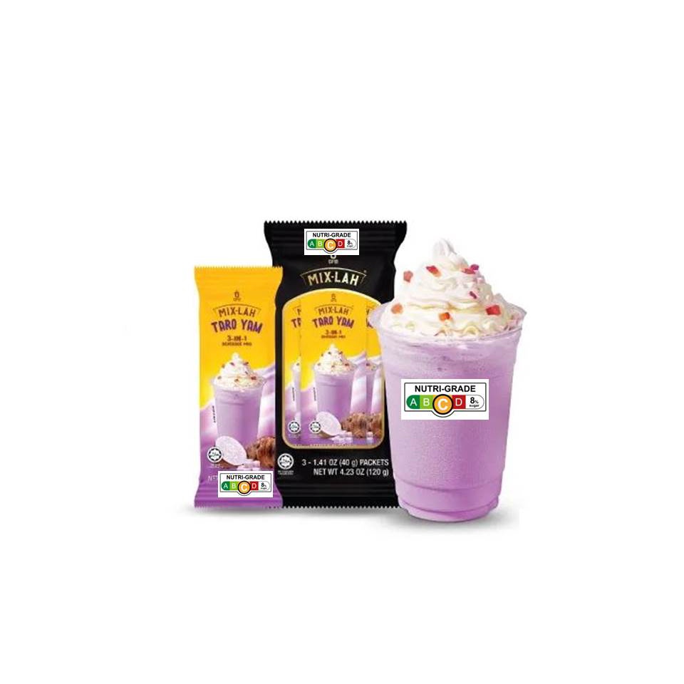 GFB MIX-LAH 3in1 Instant Beverage Sachet -Thai Milk Tea, Yam Taro ...