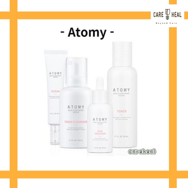 Atomy Acne Clear Expert System 4P Set Toner Spot Solution Serum Foam ...