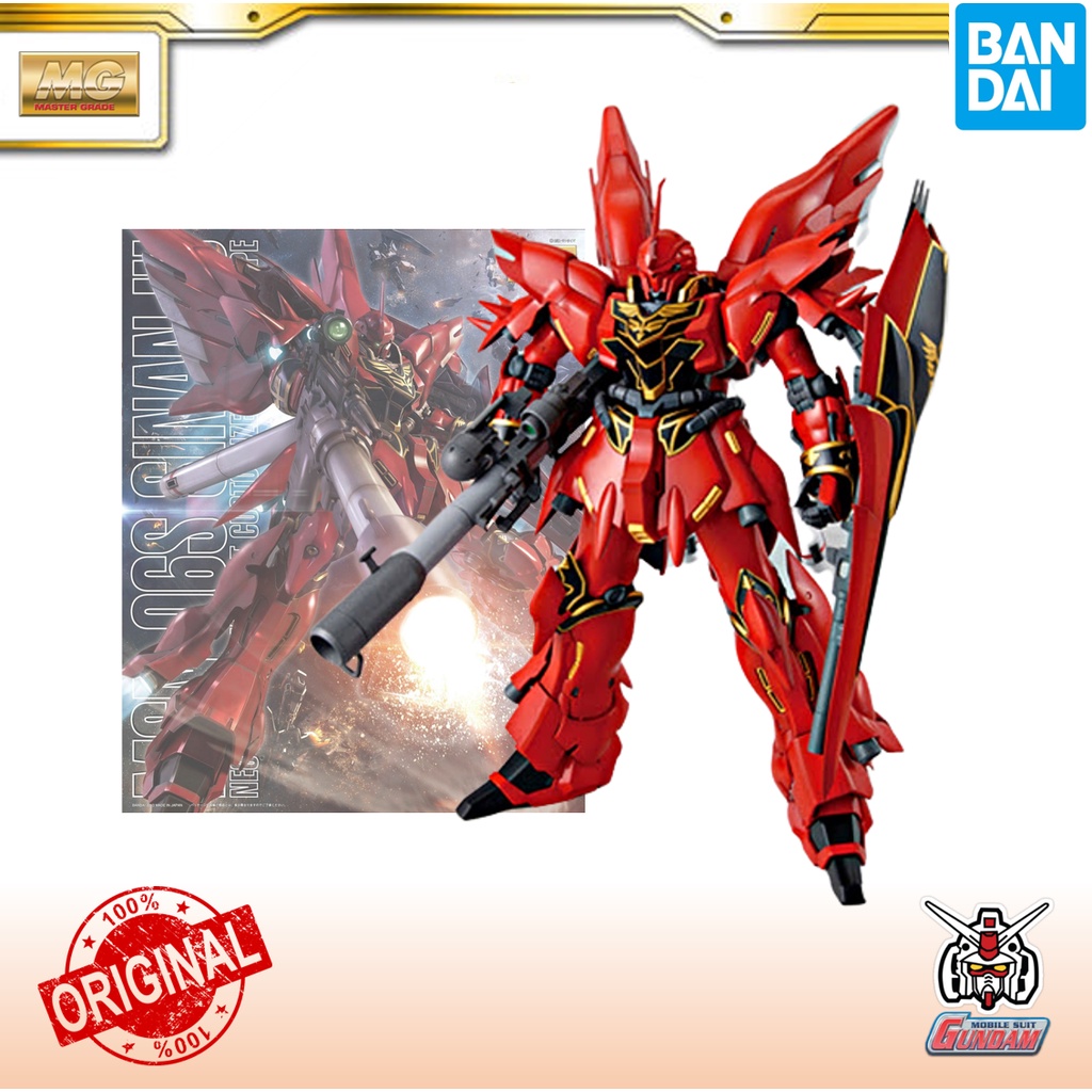 Bandai Gundam MG 1/100 MSN-06S Sinanju Model Kit | Shopee Singapore