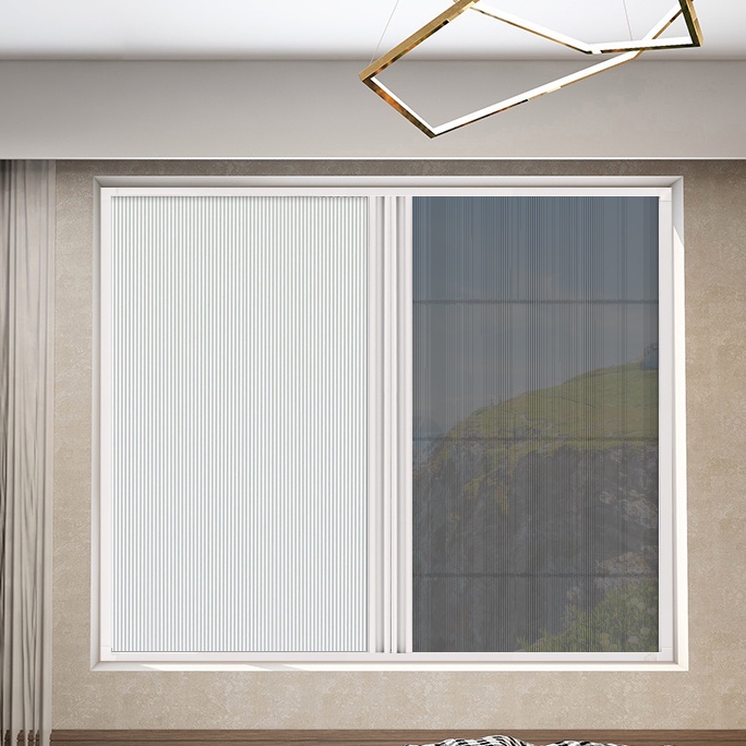 【No-hole punching】Customized folding sliding invisible windows anti ...