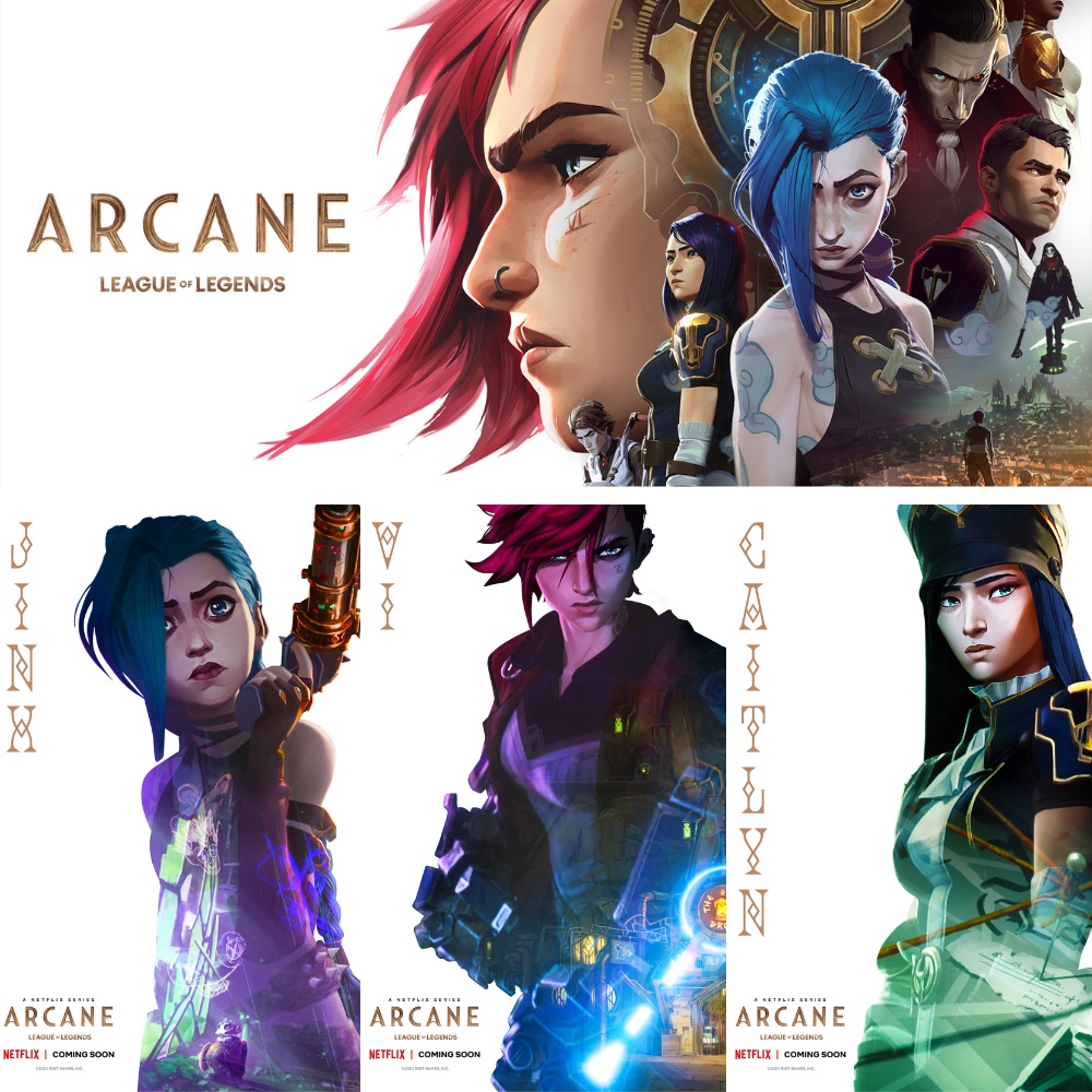 Arcane League of Legends Jinx A4 Size Poster | Shopee Singapore