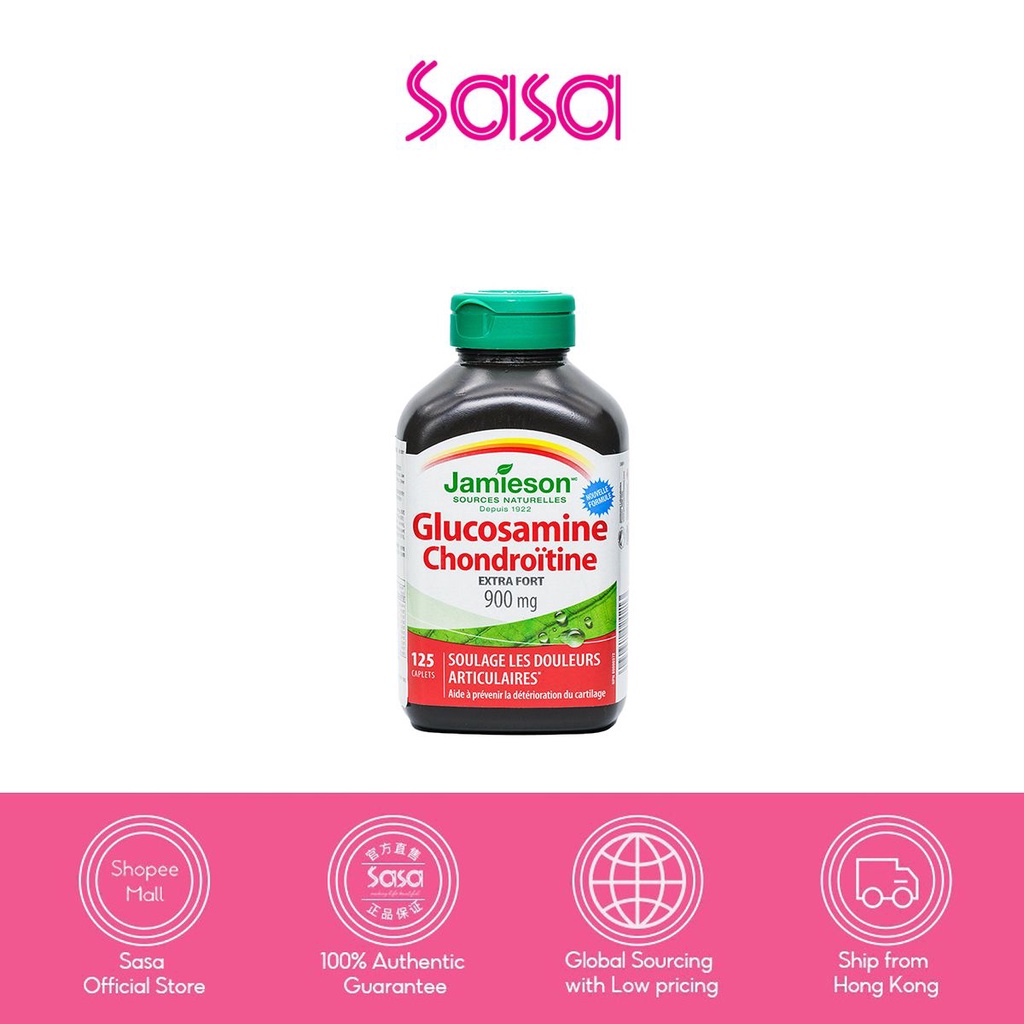 Jamieson Glucosamine 500mg + Chondroitin 400mg 125 Capsules | Shopee ...