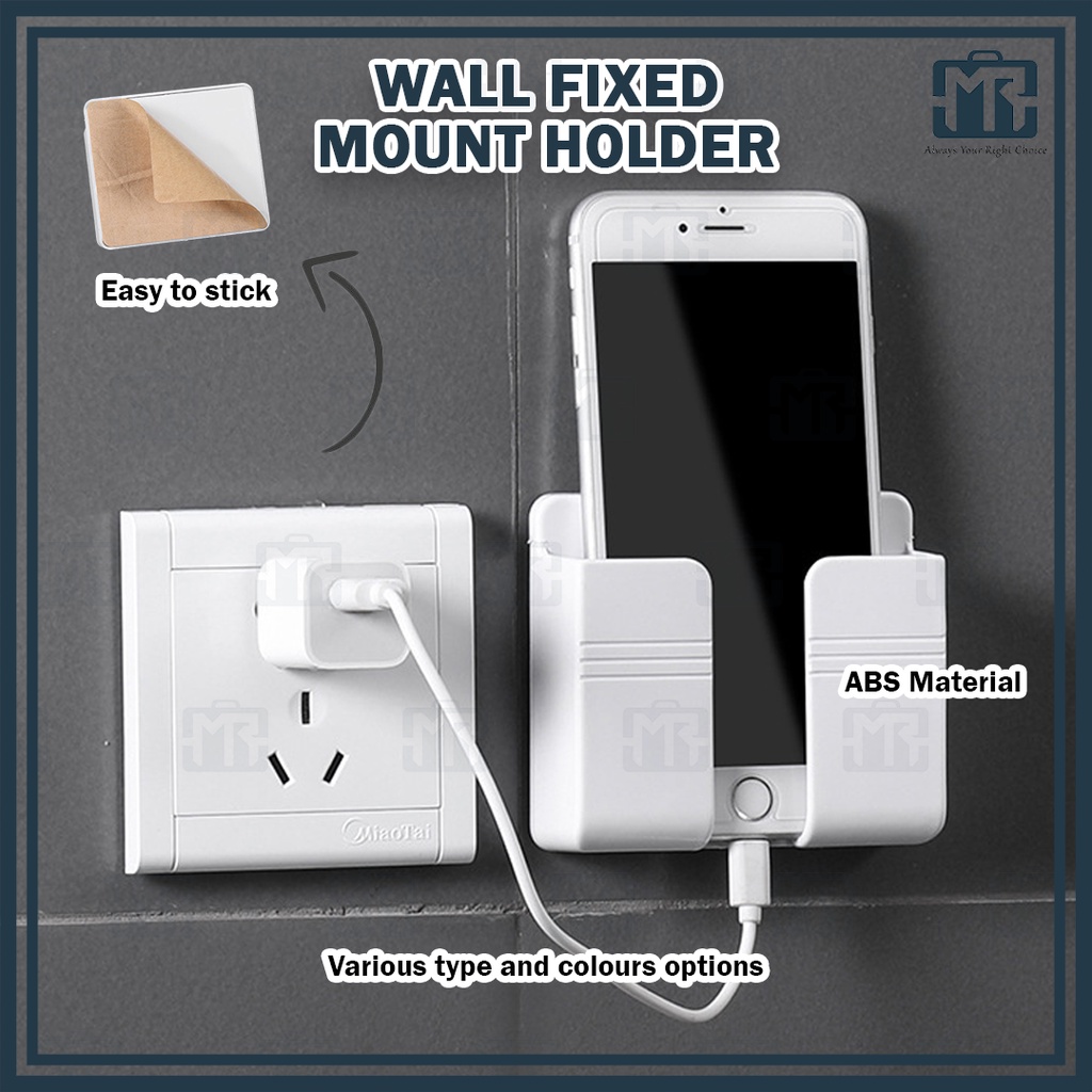 MR Wall Fixed Mounted Holder Mobile Phone Holder Charging Stand Pylon ...