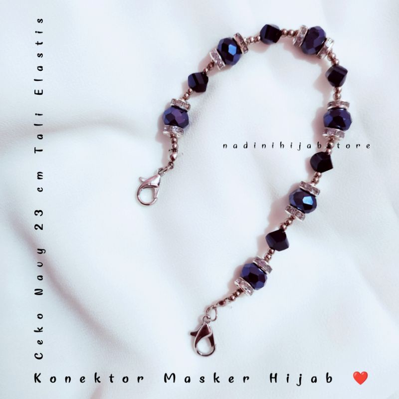 Pearl Mask Connector Hijab Mask Extender Connector (COLOR REQUEST ...