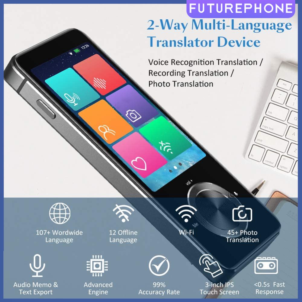 New 107 Language Portable Voice Translator English Japanese Chinese ...