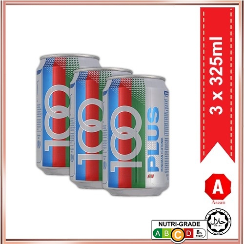 F&N 100 PLUS ISOTONIC DRINK 325ML X 3 BOTTLES ASEAN.OS | Shopee Singapore