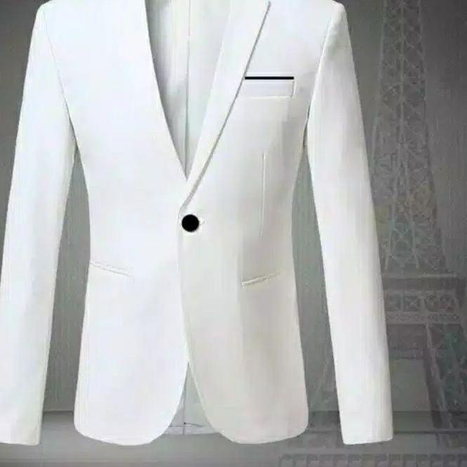 PUTIH 11.11 ️ White Men's Suit | Men's White Coat | White Men's BLAZER ...