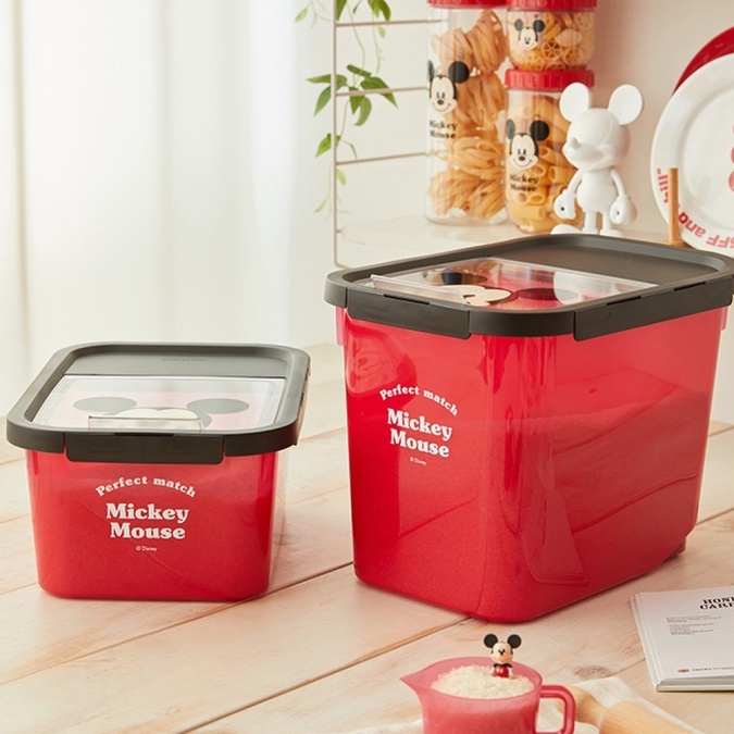 Mickey Mouse x LocknLock Rice & Grain Container Bucket/Dry Food ...