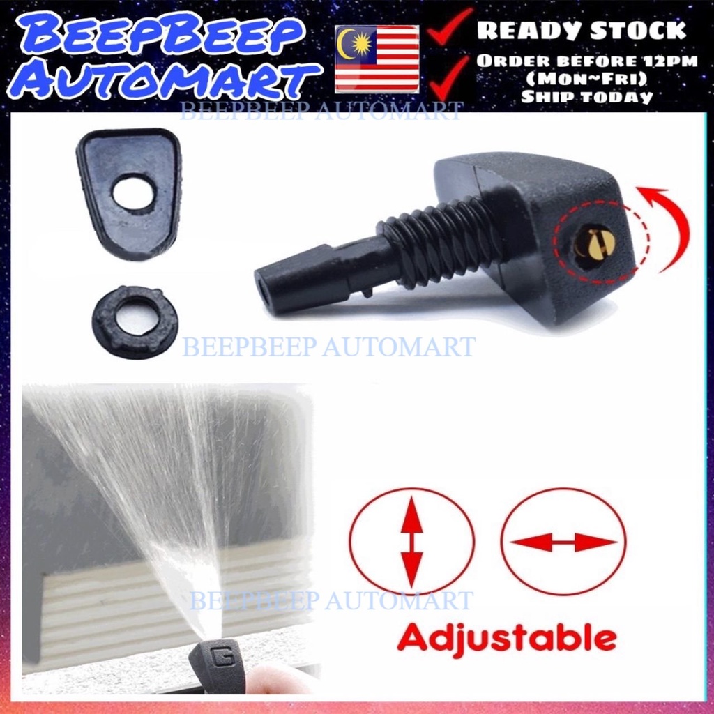 Sprinkler Wiper Windshield Universal Car Washer Nozzle Kit Spray ...